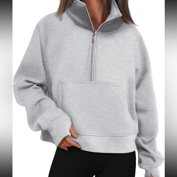 Amazon | Sweaters | Amazon Zip Up Scuba | Poshmark